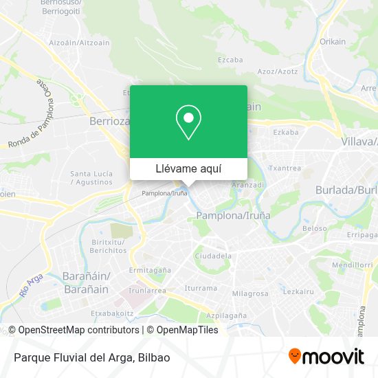 ¿Cómo llegar a Parque Fluvial del Arga en Bilbao en autobús?