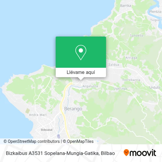 ¿Cómo llegar a Bizkaibus A3531 Sopelana-Mungia-Gatika en metro o autobús?