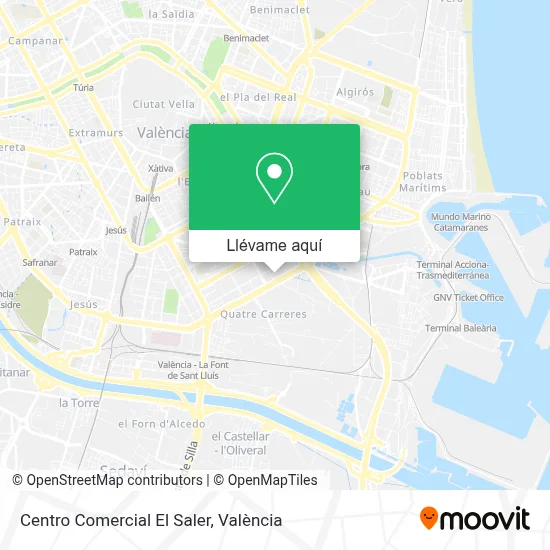 ¿Cómo llegar a Centro Comercial El Saler en Valencia en autobús ...