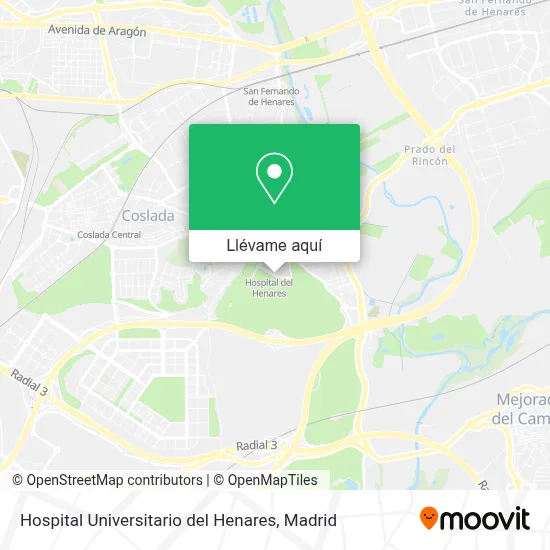 ¿Cómo llegar a Hospital Universitario del Henares en Madrid en metro ...