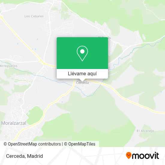 ¿Cómo llegar a Cerceda en El Boalo en autobús?