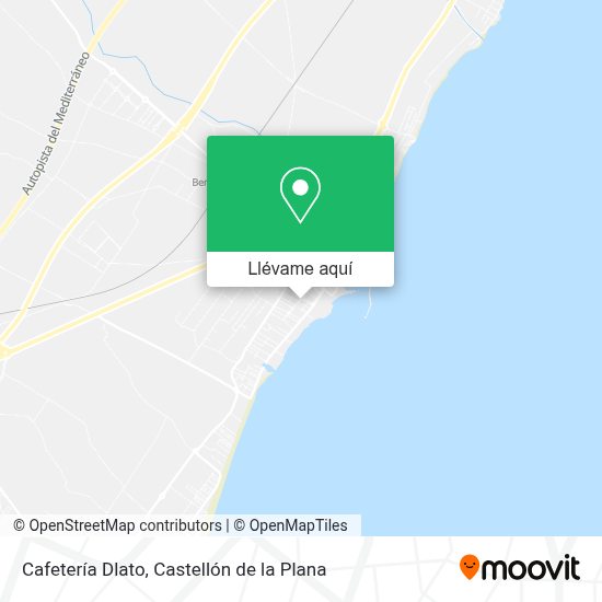¿Cómo llegar a Cafetería Dlato en Benicarló en autobús o tren?