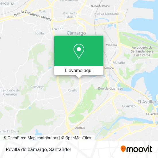 ¿Cómo llegar a Revilla de camargo en Camargo en autobús o tren?