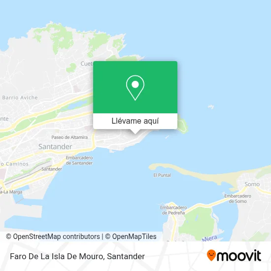 ¿Cómo llegar a Faro De La Isla De Mouro en Santander en autobús o tren?