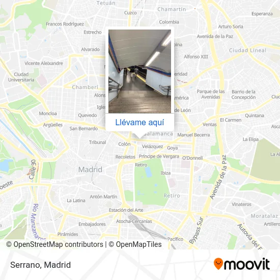 Serrano estación - Rutas, horarios y tarifas