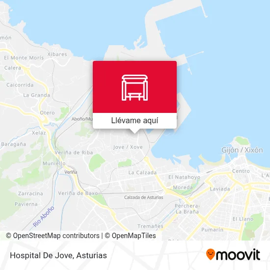 Hospital De Jove parada - Rutas, horarios y tarifas