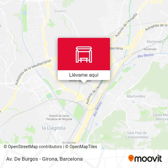 Av. De Burgos - Girona - Rutas, horarios y tarifas