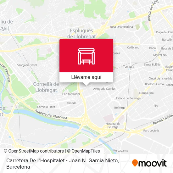 Carretera De L'Hospitalet - Joan N. Garcia Nieto - Rutas, horarios y ...