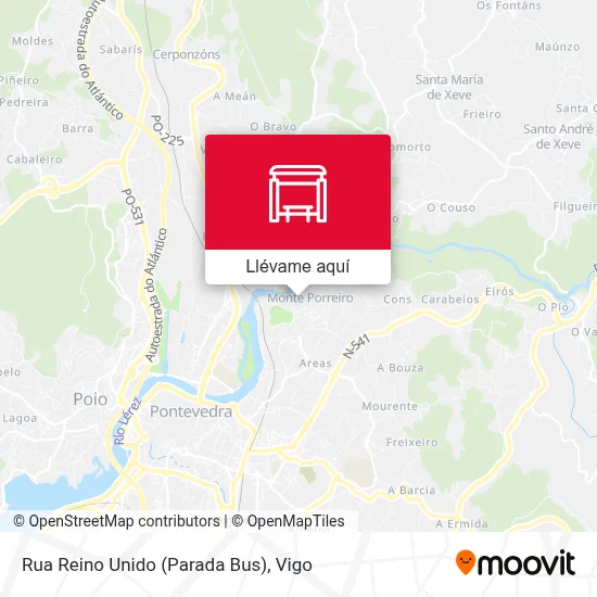 Rua Reino Unido (Parada Bus) - Rutas, horarios y tarifas