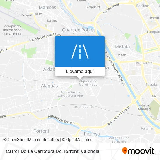 ¿Cómo llegar a Carrer De La Carretera De Torrent, Xirivella en autobús ...
