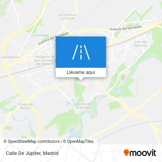 ¿Cómo llegar a Calle De Júpiter, Área Metropolitana De Madrid Y ...