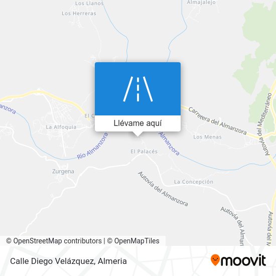 ¿Cómo llegar a Calle Diego Velázquez, Zurgena en autobús?