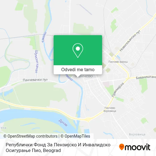 Kako doći do Републички Фонд За Пензијско И Инвалидско Осигурање Пио u ...