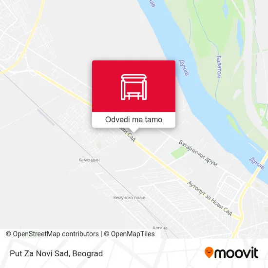 Put Za Novi Sad stajalište - Rute, Rasporedi i Vožnje
