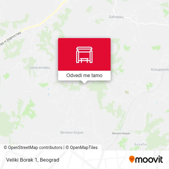 Veliki Borak 1 stajalište - Rute, Rasporedi i Vožnje
