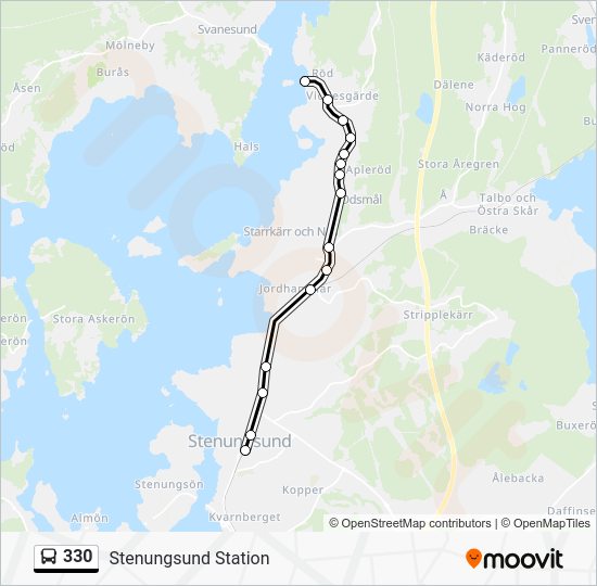 330 Route: Schedules, Stops & Maps - Stenungsund Station (Updated)