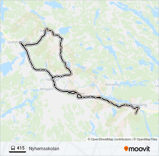 415 Route: Schedules, Stops & Maps - Nyhemsskolan (Updated)