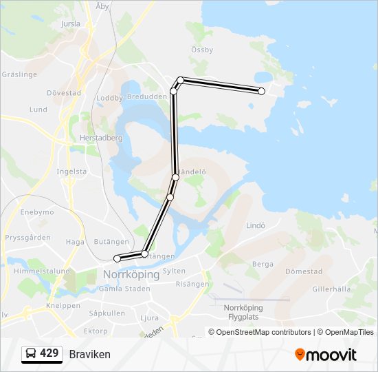 429 Route: Schedules, Stops & Maps - Braviken (Updated)