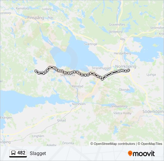 482 Route: Schedules, Stops & Maps - Slagget (Updated)