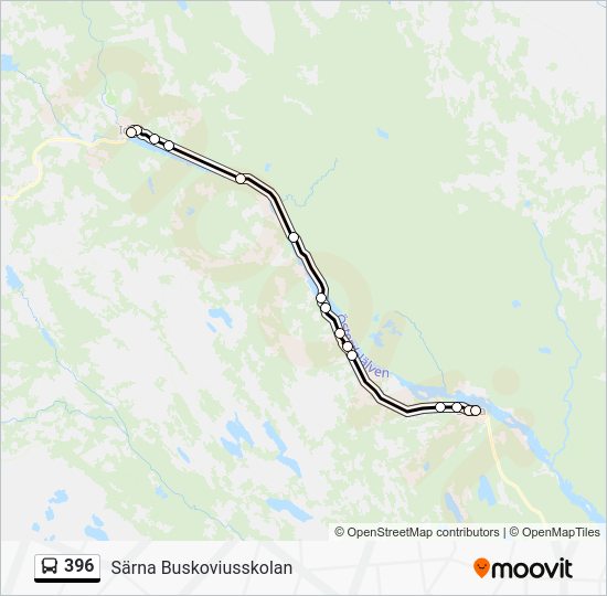 396 Route: Schedules, Stops & Maps - Särna Buskoviusskolan (Updated)