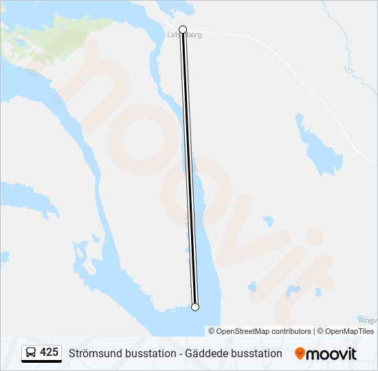 425 Route: Schedules, Stops & Maps - Gärdnäs (Updated)