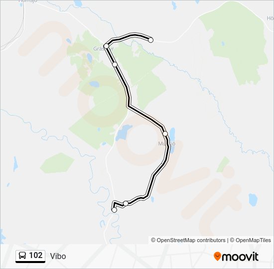 102 Route: Schedules, Stops & Maps - Vibo (Updated)