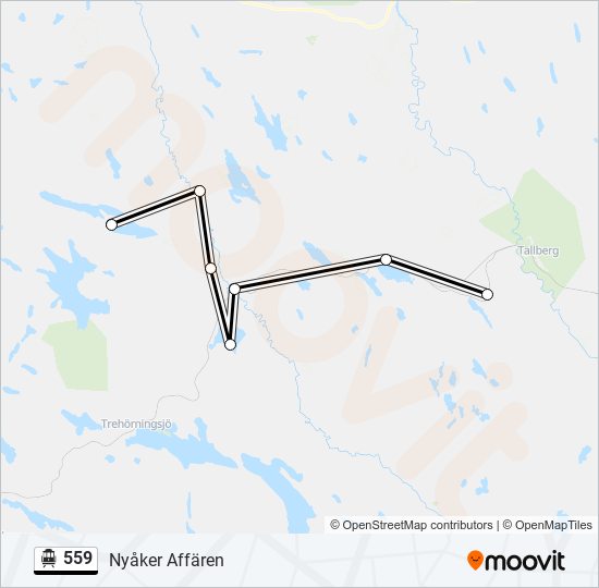 559 Rutt: Tidtabeller, Hållplatser & Kartor - Nyåker Affären (Uppdaterat)