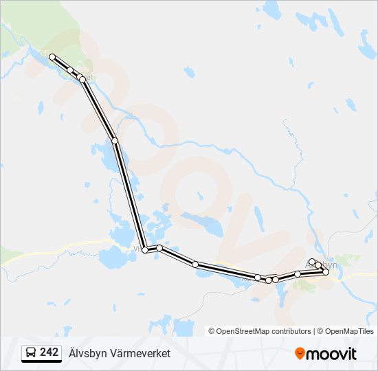242 Route: Schedules, Stops & Maps - Älvsbyn Värmeverket (Updated)