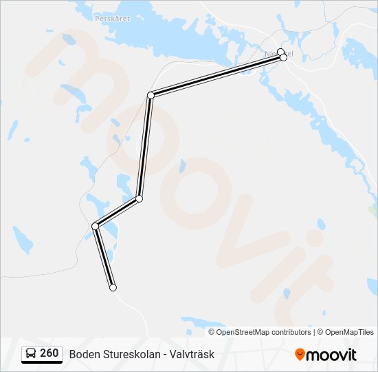 260 Route: Schedules, Stops & Maps - Niemisel Affären (Updated)