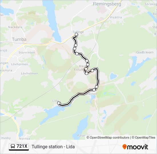 721X Route: Schedules, Stops & Maps - Lida (Updated)