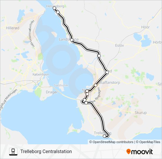 HELSINGBORG CENTRALSTATION TRELLEBORG CENTRALSTATION Route: Schedules ...
