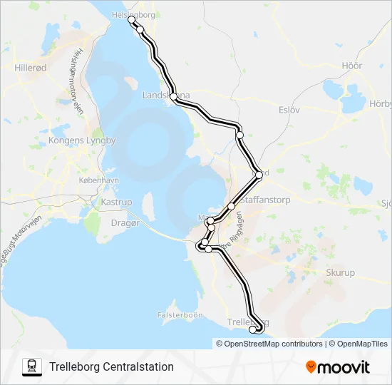 HELSINGBORG CENTRALSTATION TRELLEBORG CENTRALSTATION Route: Schedules ...