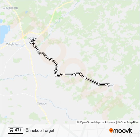 471 Route: Schedules, Stops & Maps - Önneköp Torget (Updated)