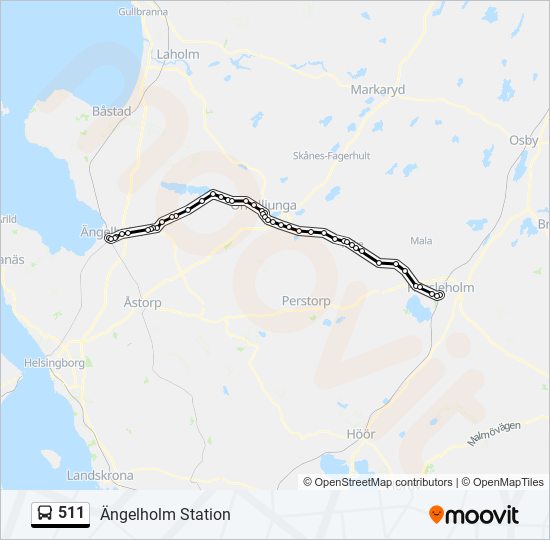 511 Route: Schedules, Stops & Maps - Ängelholm Station (Updated)