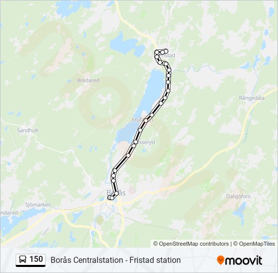 150 Route: Schedules, Stops & Maps - Borås Centralstation (Updated)