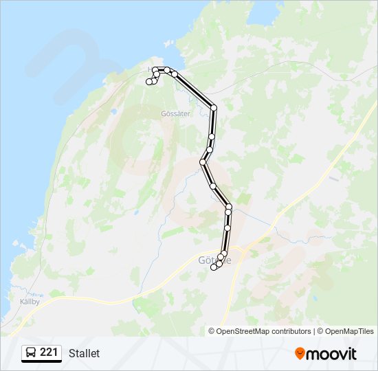 221 Route: Schedules, Stops & Maps - Stallet (Updated)