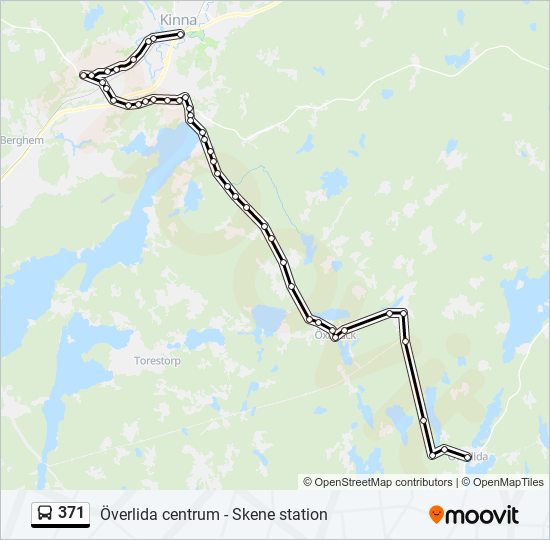 371 Route: Schedules, Stops & Maps - Överlida Centrum (Updated)