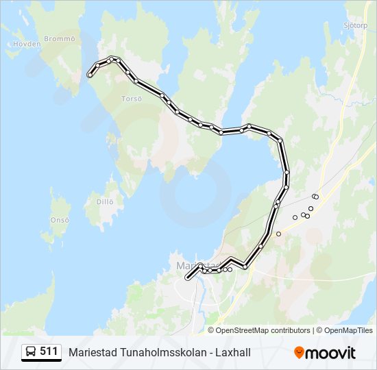 511 Route: Schedules, Stops & Maps - Laxhall (Updated)