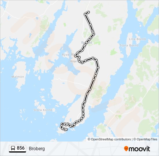856 Route: Schedules, Stops & Maps - Broberg (Updated)