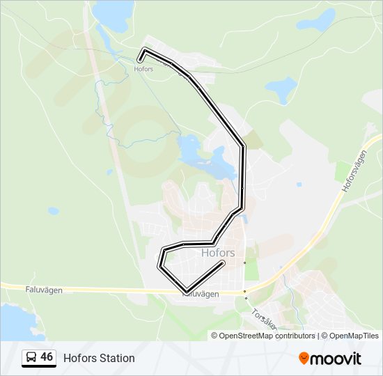 46 Route: Schedules, Stops & Maps - Hofors Station (Updated)
