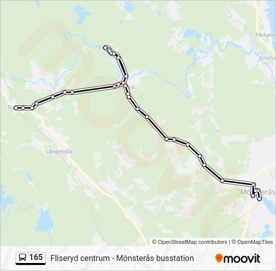 165 Route: Schedules, Stops & Maps - Ruda Centrum (Updated)