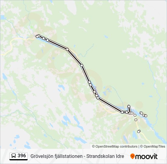396 Route: Schedules, Stops & Maps - Nordomsjön (Updated)