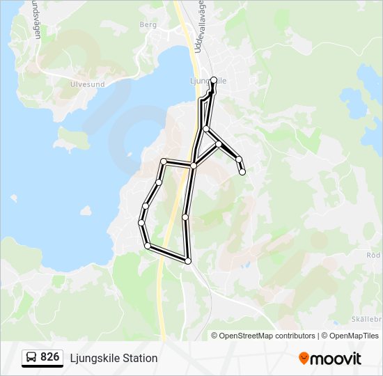 826 Route: Schedules, Stops & Maps - Ljungskile Station (Updated)