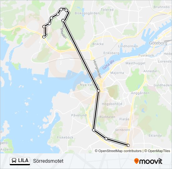 LILA Route: Schedules, Stops & Maps - Sörredsmotet (Updated)