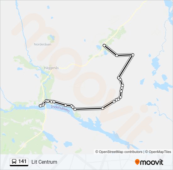 141 Route: Schedules, Stops & Maps - Lit Centrum (Updated)