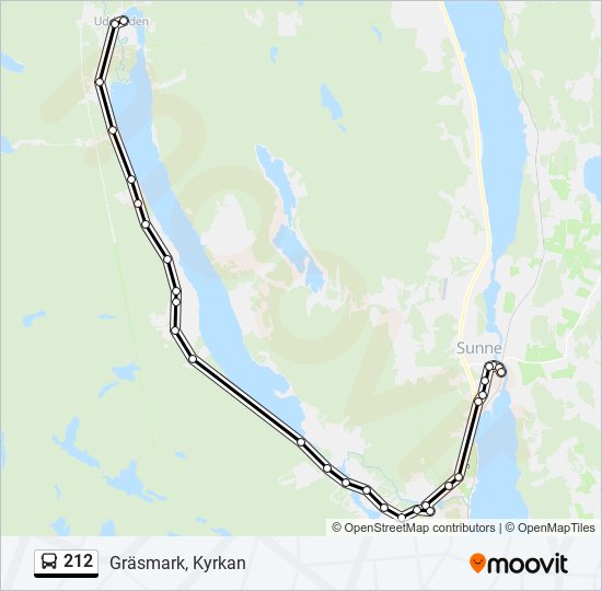 212 Route: Schedules, Stops & Maps - Gräsmark, Kyrkan (Updated)