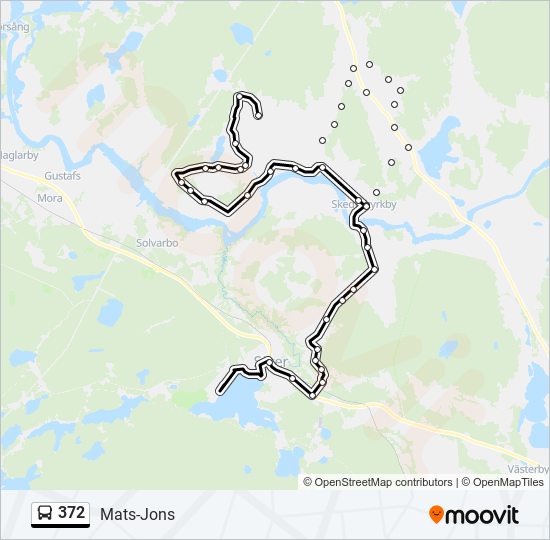 372 Route: Schedules, Stops & Maps - Mats-Jons (Updated)