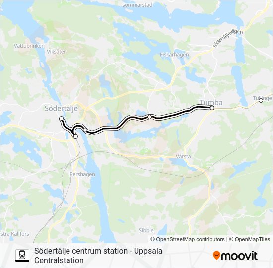 SÖDERTÄLJE CENTRUM STATION UPPSALA CENTRALSTATION Rutt: Tidtabeller ...