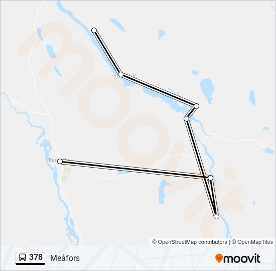 378 Route: Schedules, Stops & Maps - Meåfors (Updated)