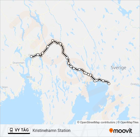 vy tåg Route: Schedules, Stops & Maps - Kristinehamn Station (Updated)